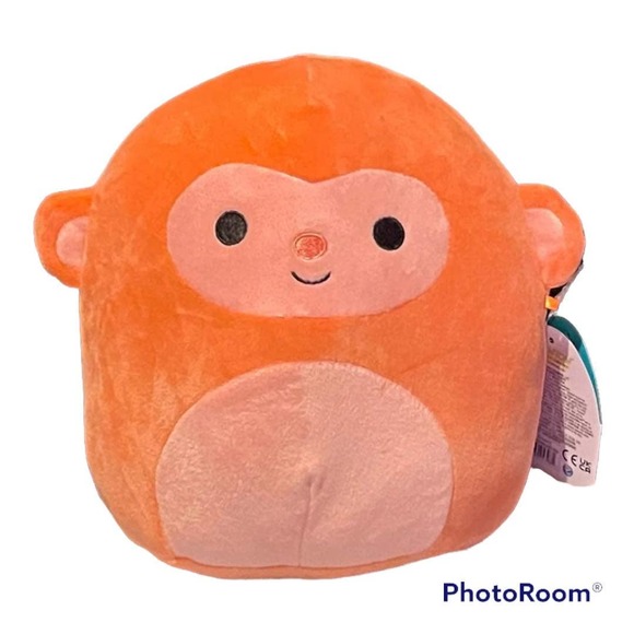 Squishmallows | Toys | Squishmallow Elton Orange Monkey 8 Plush Tie Dye ...